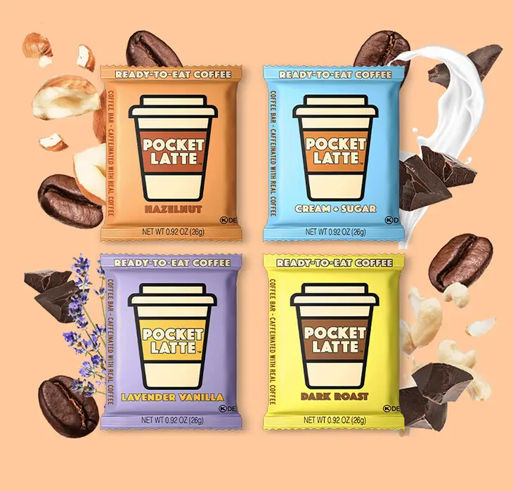 Pocket Latte Chocolate Bar | Edibles N More - Old Time Country Store