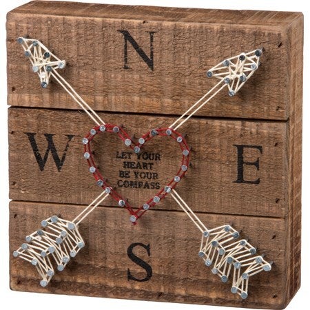 Box String Art - Compass | Edibles N More - Old Time Country Store